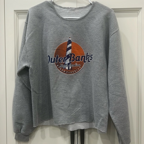 unbranded | Tops | Outer Banks Cropped Sweatshirt Womens Large ...